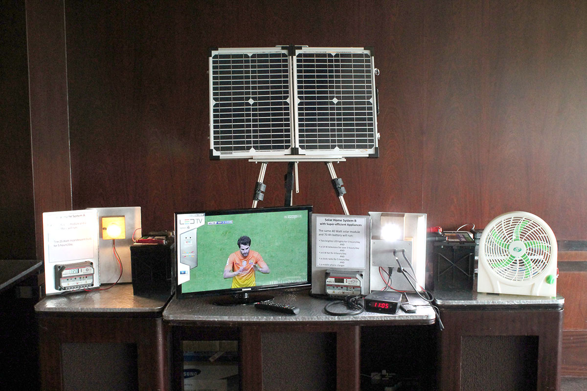 SERC Display Illuminates Efficient Solar Home Power Systems – Schatz ...